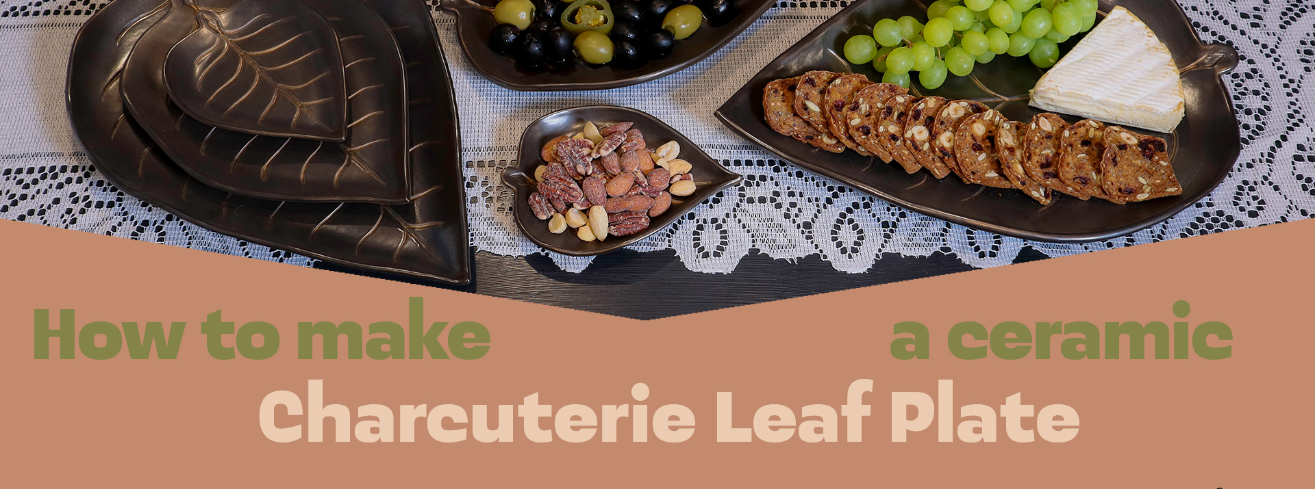 How to make a Charcuterie Leaf Plate – Hard Shell Slimy Snail